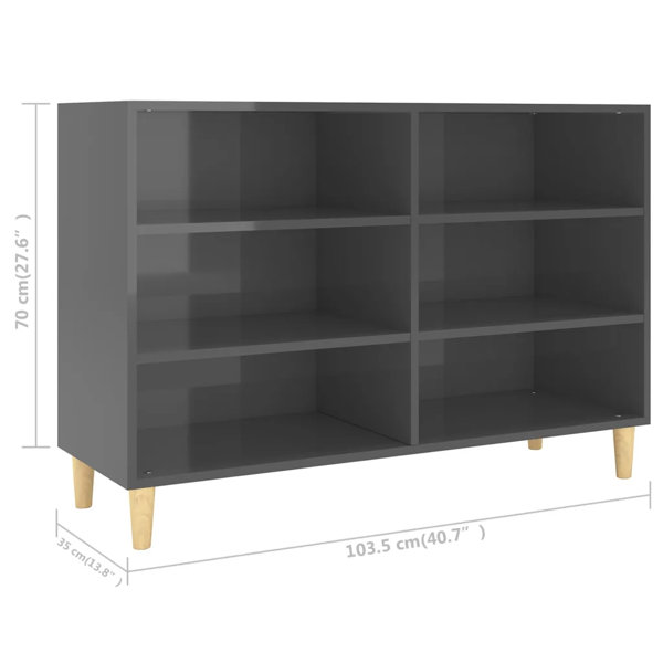 17 Stories Giuseppa 70cm H x 103.5cm W Standard Bookcase & Reviews | Wayfair.co.uk